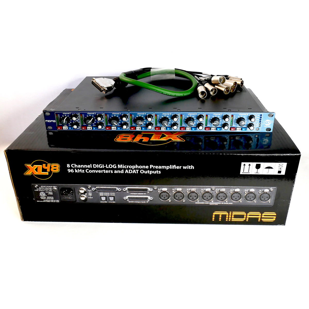 Midas XL48 8-channel Microphone Preamp – North State Sound